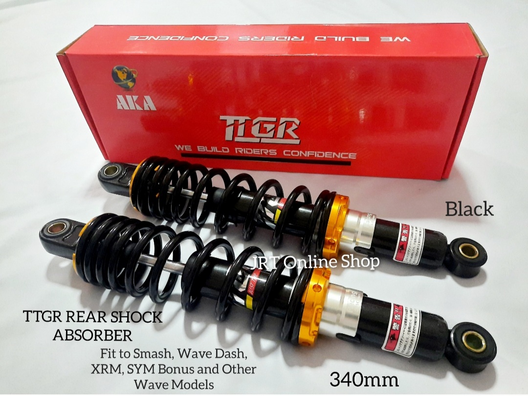 TTGR Rear Shock Absorber Black 340mm | Lazada PH