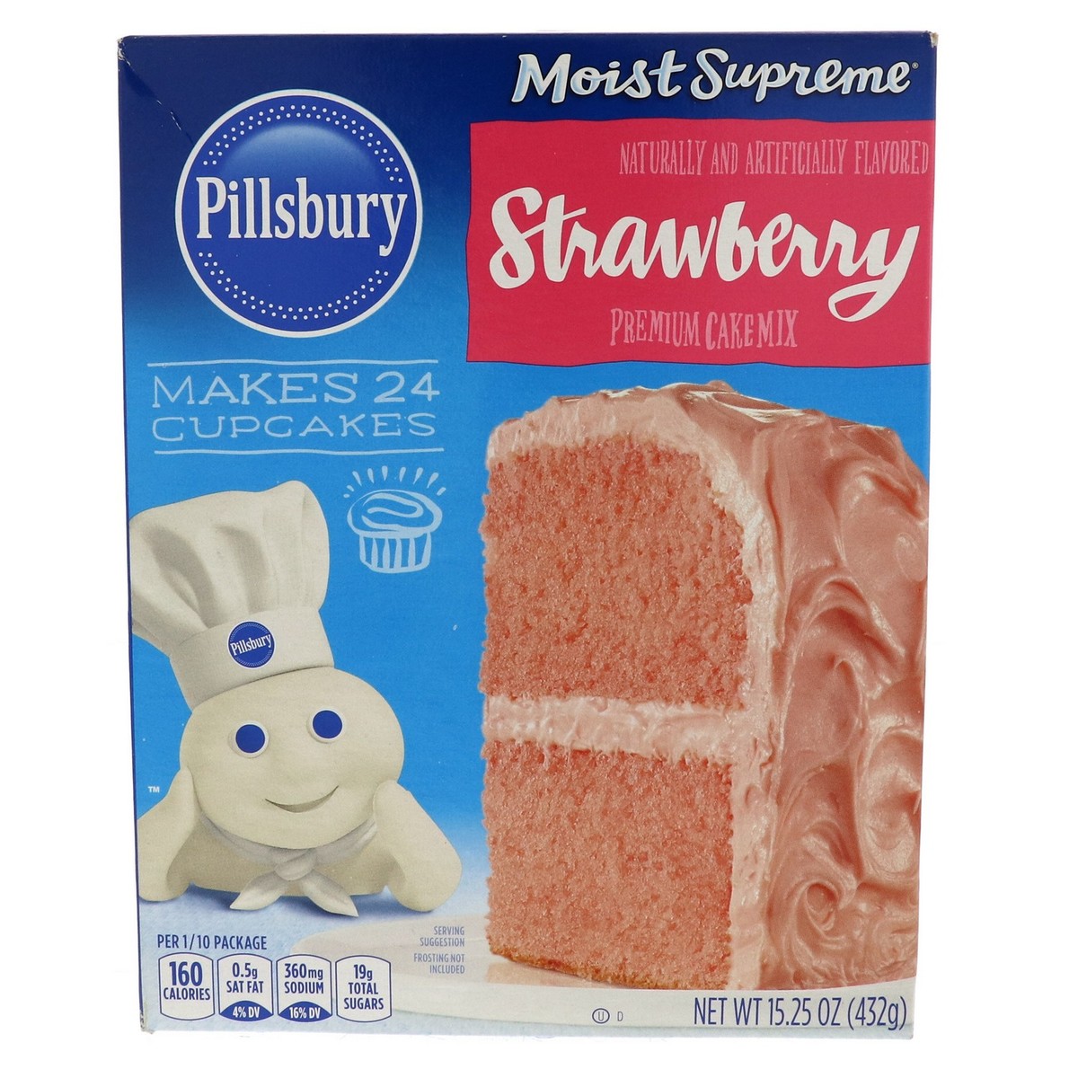 Pillsbury Moist Supreme Strawberry Premium Cake Mix 432g | Lazada PH