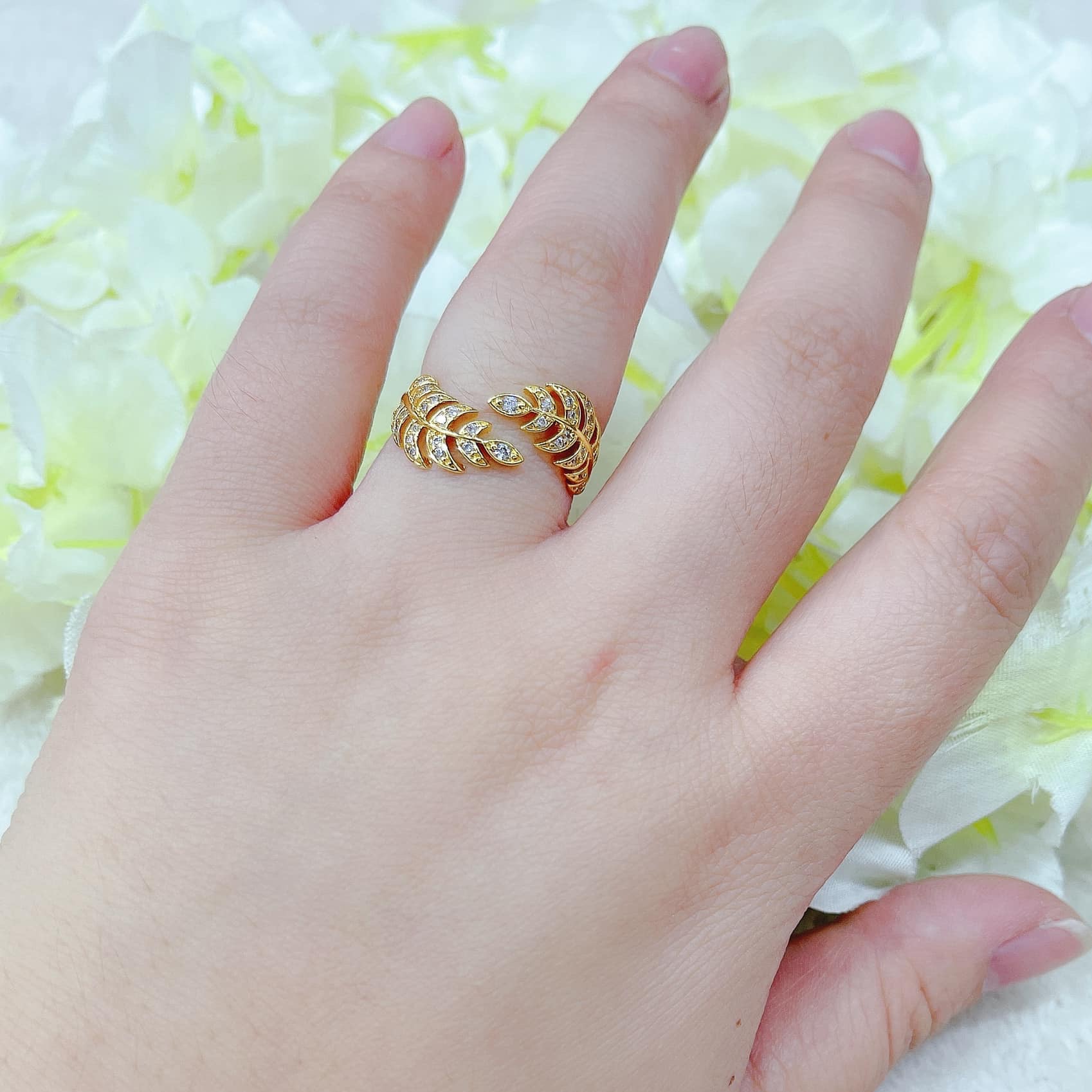 10k Gold Leaf Ring | Lazada PH