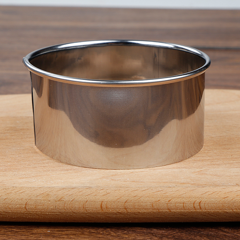 Round stainless steel dumpling press dumpling skin grinder, egg tart ...
