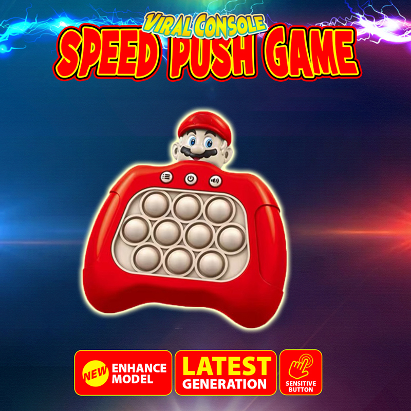 Speed quick push Push Game Console Pop It Game Machine Educational Toys ...