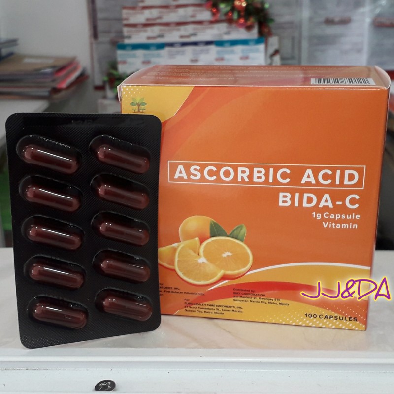 Ascorbic Acid BIDA-C 1000mg 100 Capsules Vitamin | Lazada PH