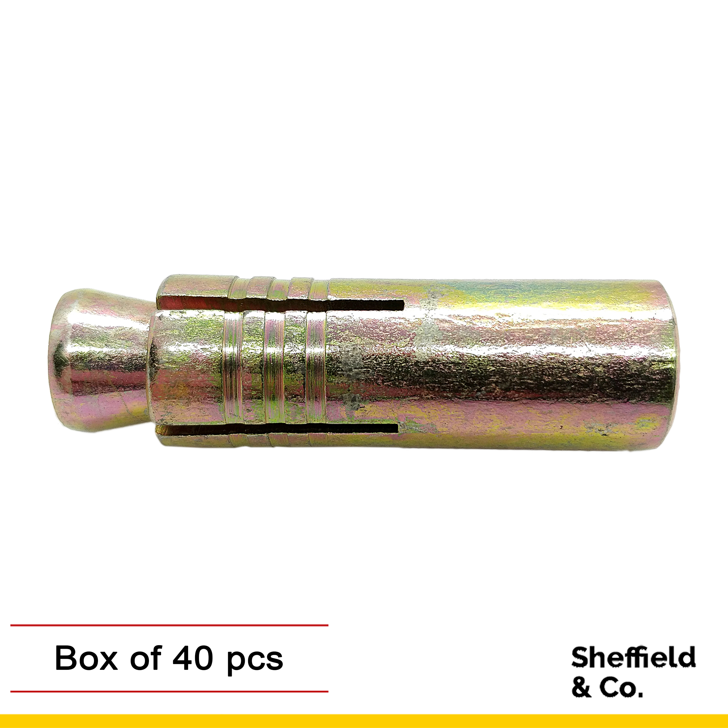 KRUPP Cut Anchor Expansion Bolt, 3/8" (M10 x 40mm) [Box of 40 pcs ...