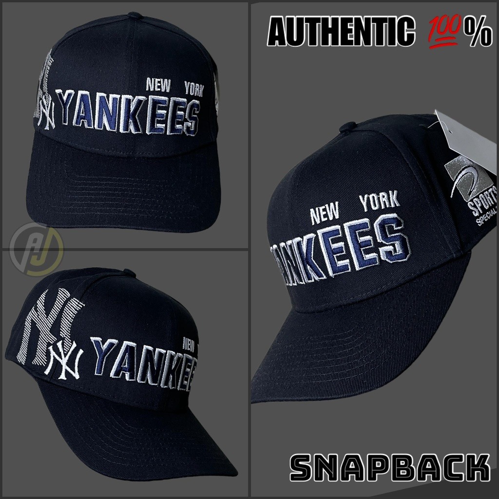 Yankees snapback curve cap for men | Lazada PH