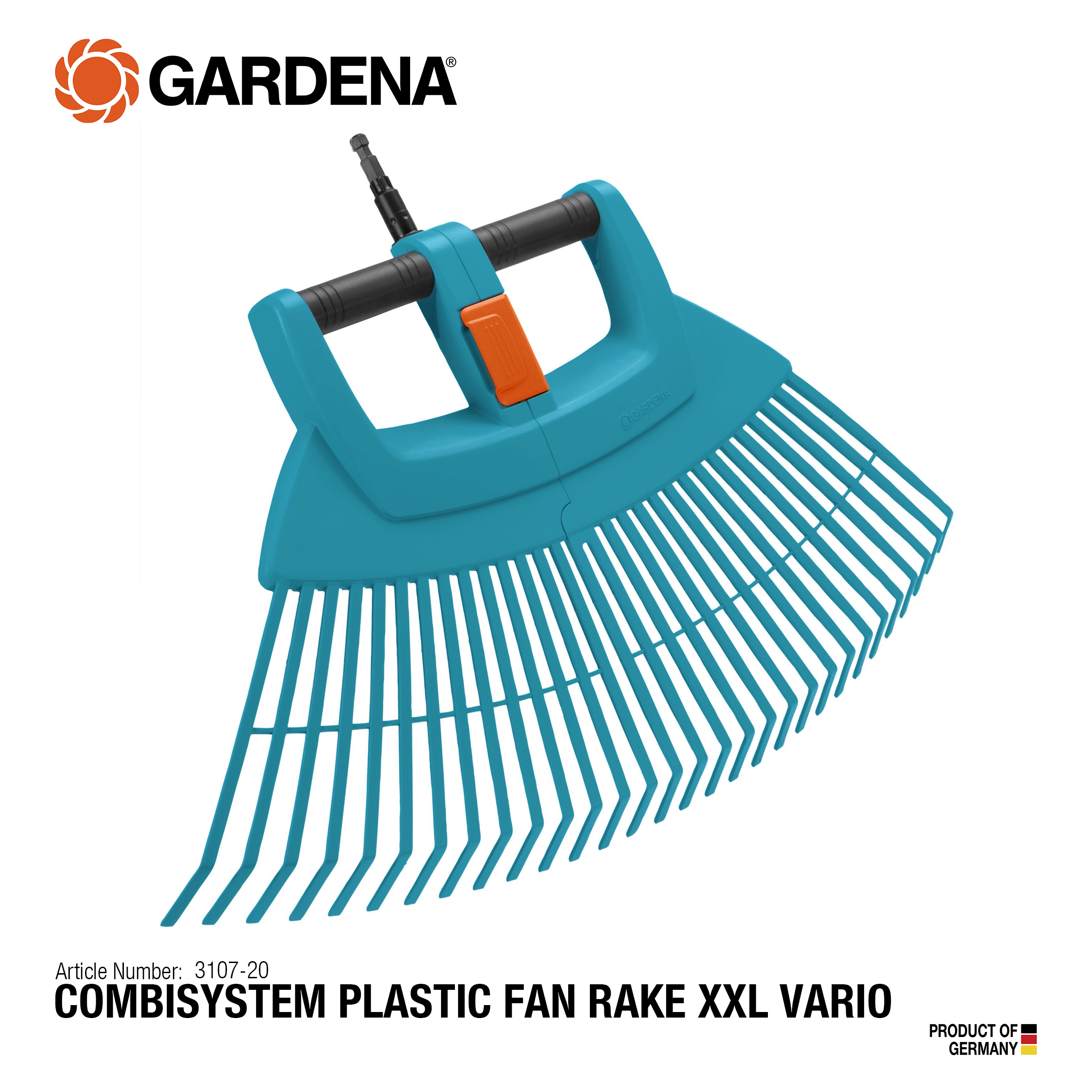 GARDENA combisystem Plastic Fan Rake XXL vario | Lazada PH