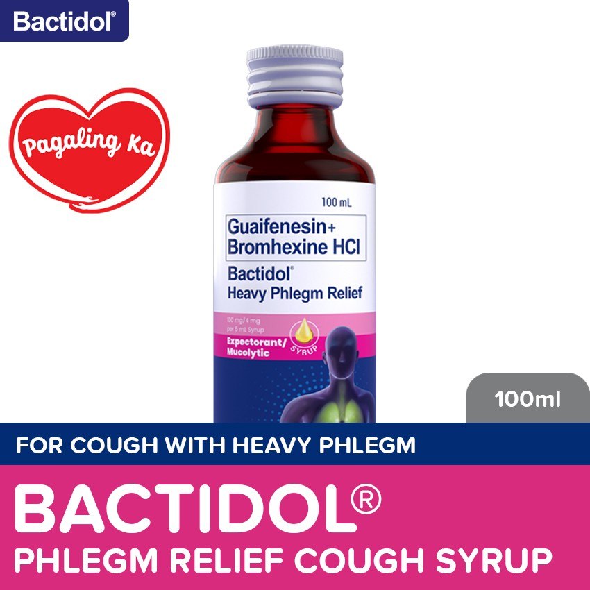Bactidol Heavy Phlegm Relief 100ml Syrup for Cough with Phlegm | Lazada PH