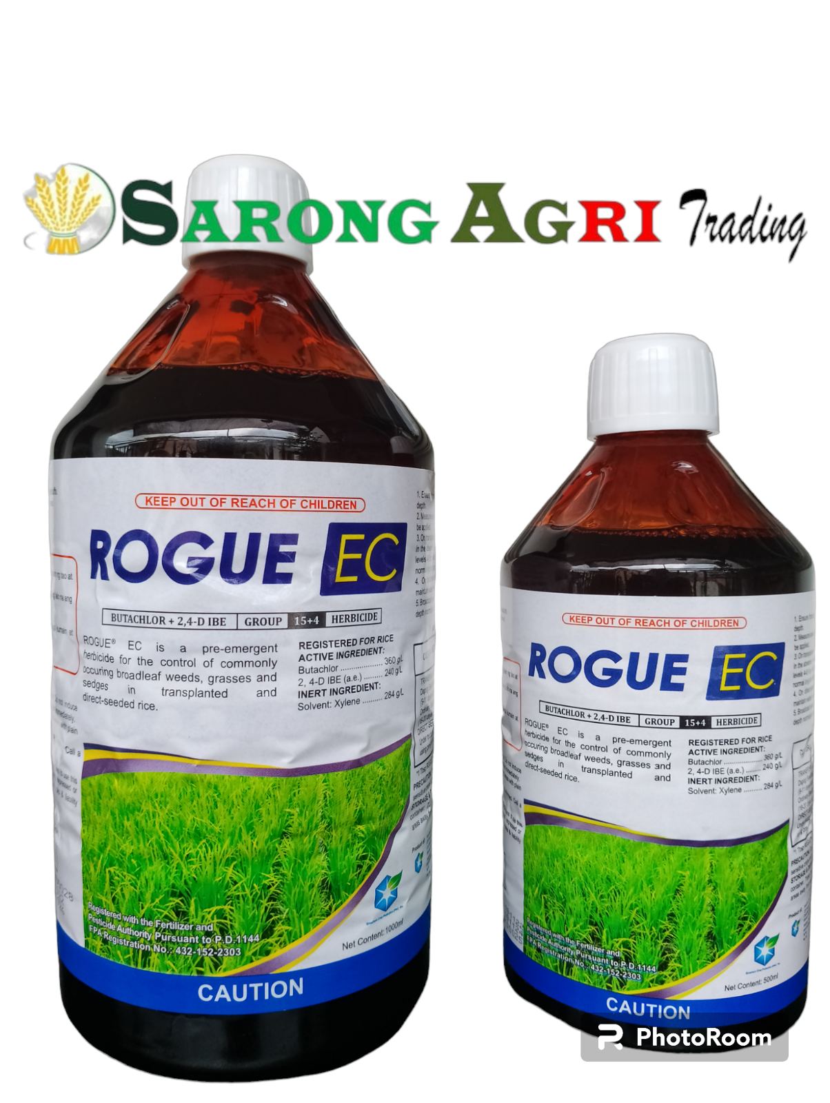 PRE-EMERGENT AND EARLY POST HERBICIDE- ROGUE EC BUTACHLOR+2,4-D/MACHETE ...