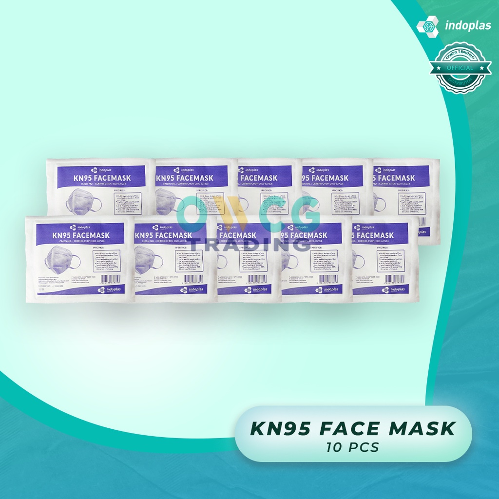 (24 HOURS SHIPOUT) Indoplas KN95 Face Mask 10 pcs, 25 pcs, 50pcs ...