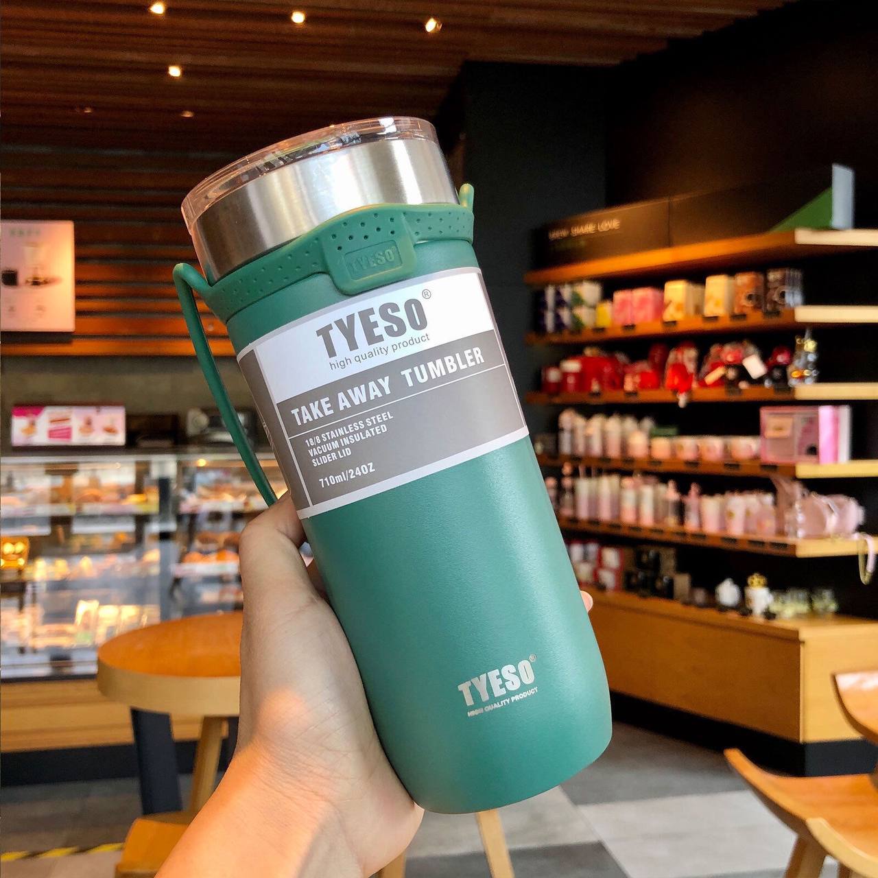 TIESO Aqua Flask Tumbler For Hot And Cold TAKE AWAY Tumbler vacuum ...