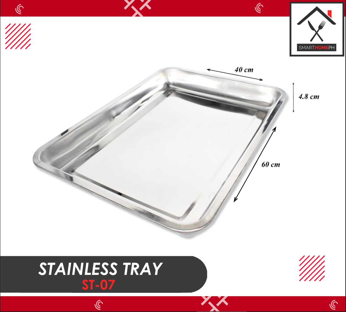 Smart Home STAINLESS TRAY FOR KITCHEN USE Baking Trays / Serving Trays ...