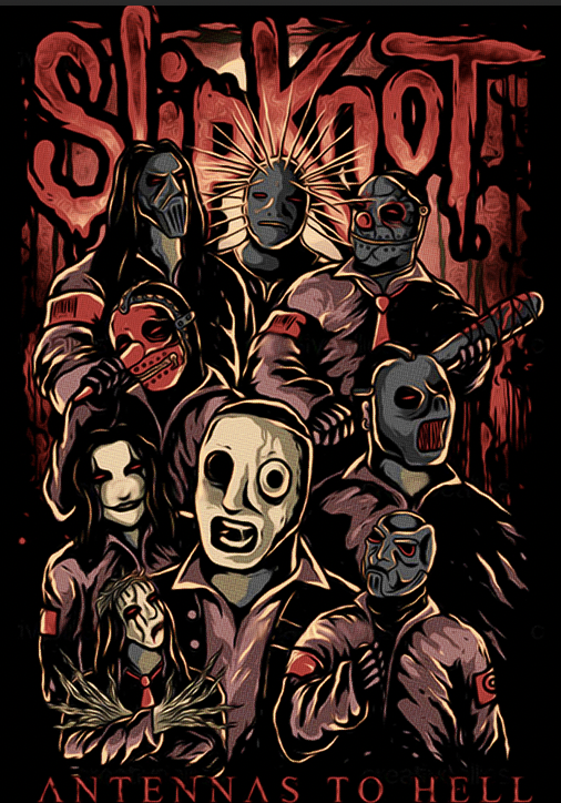 READY TO PRESS - SLIPKNOT Designs A3 Size (11.5"x16") for Digital ...