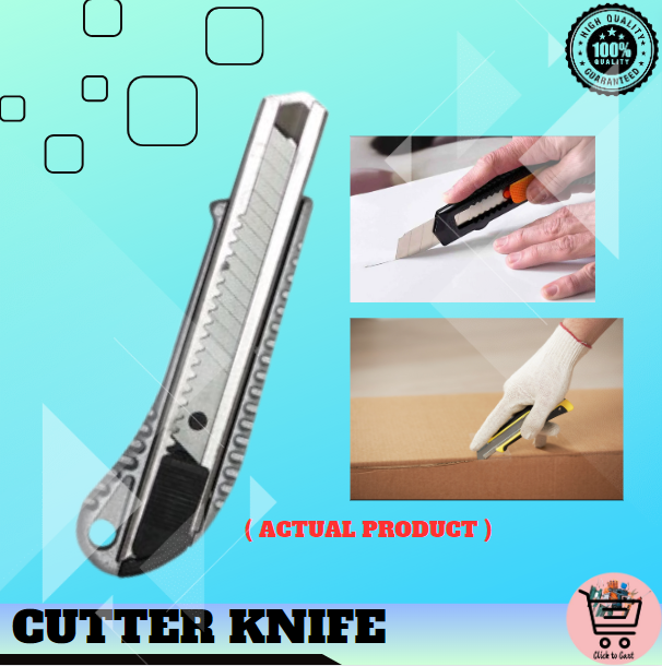 Stainless Steel Blade cutter Safety Cutter And Cutter Knife Heavy Duty ...