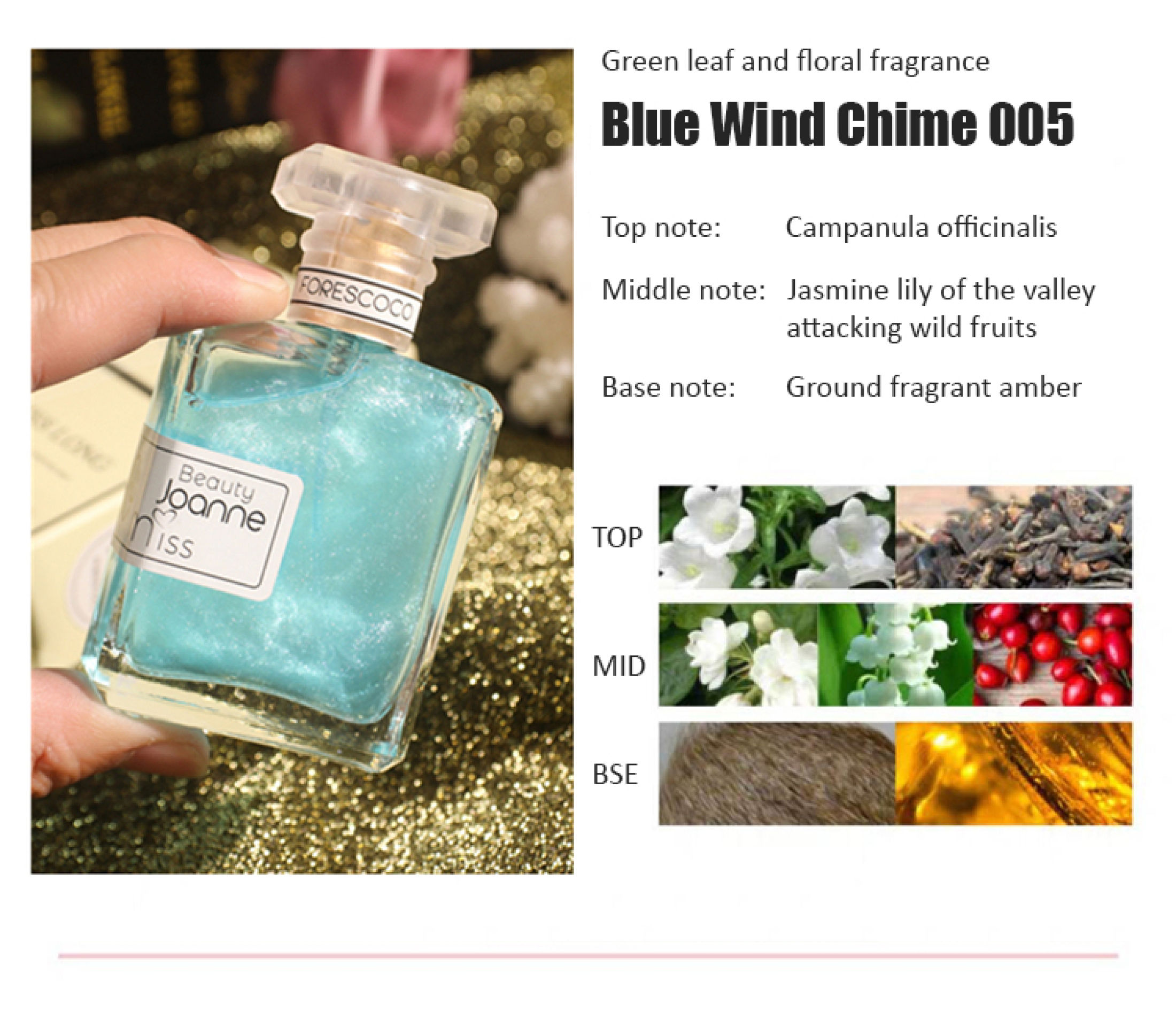 Cocosliya Perfume Colorful Shimmer Body Mist Perfume durable and fresh ...