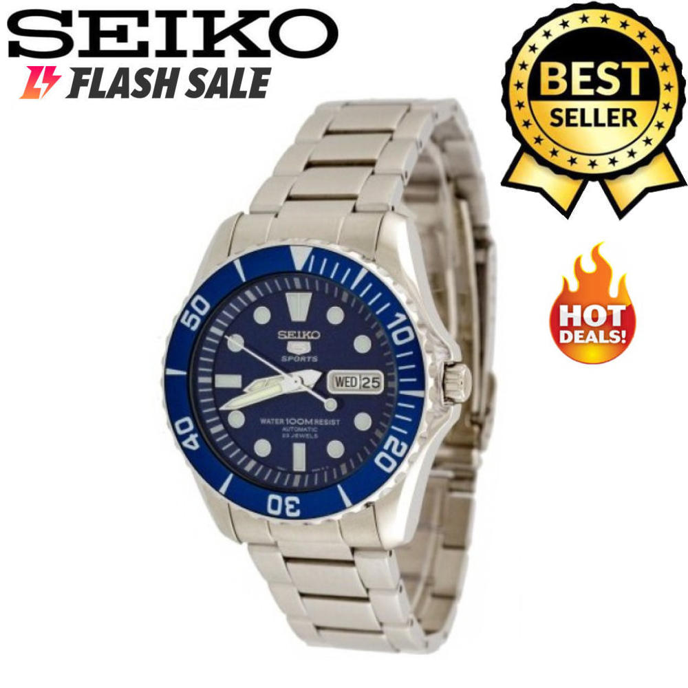 Seiko Sub New SNZ Expensive 5 23 Jewels Water Resist Day & Date Auto ...