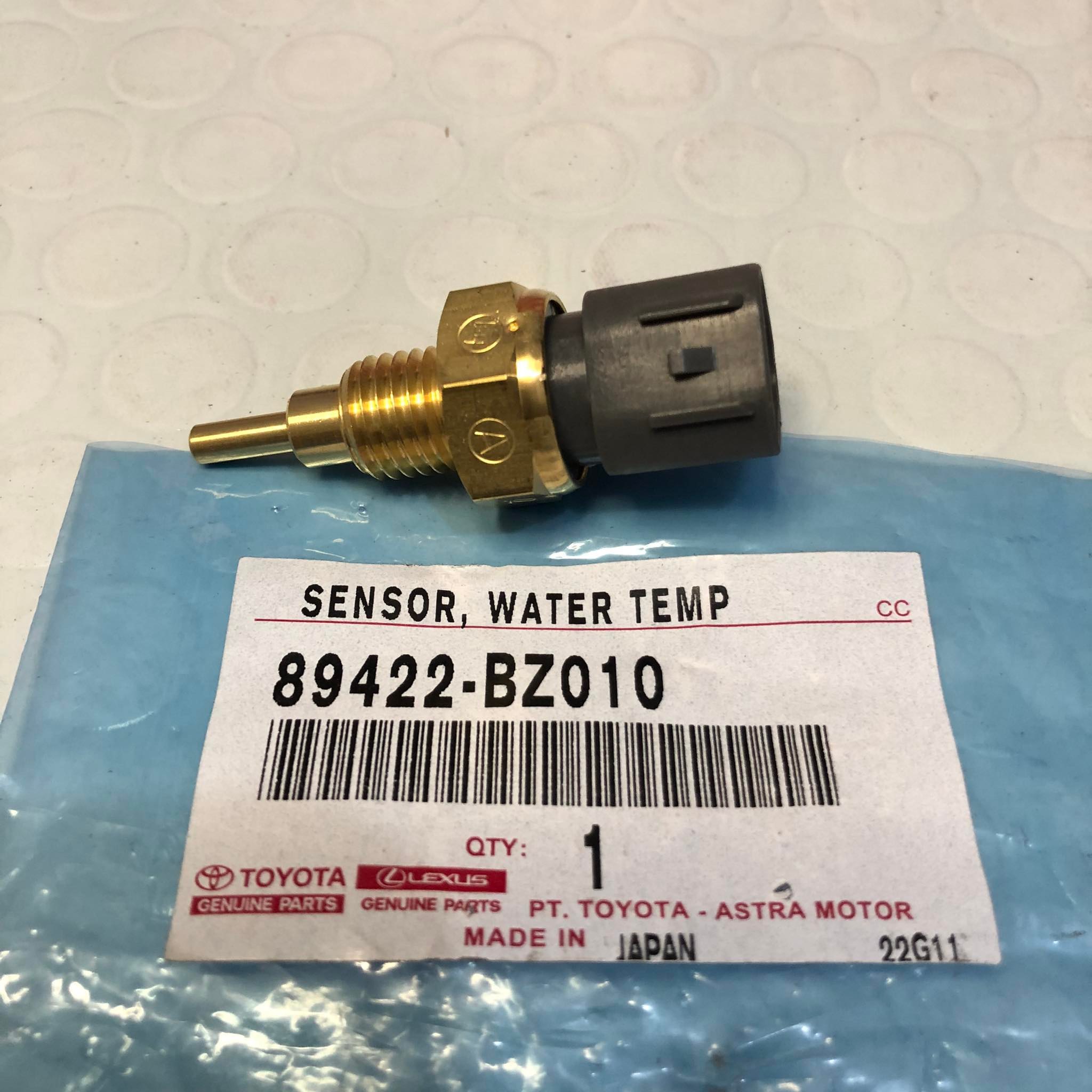 GENUINE TOYOTA AVANZA 2003-2015 WATER TEMPERATURE SENSOR (89422-BZ010 ...