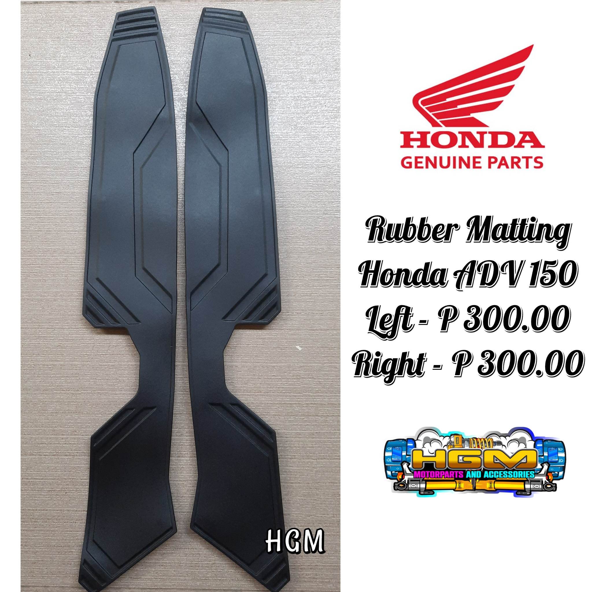 RUBBER MATTING | HONDA ADV 150 | 64326-K0W-N00 | Lazada PH