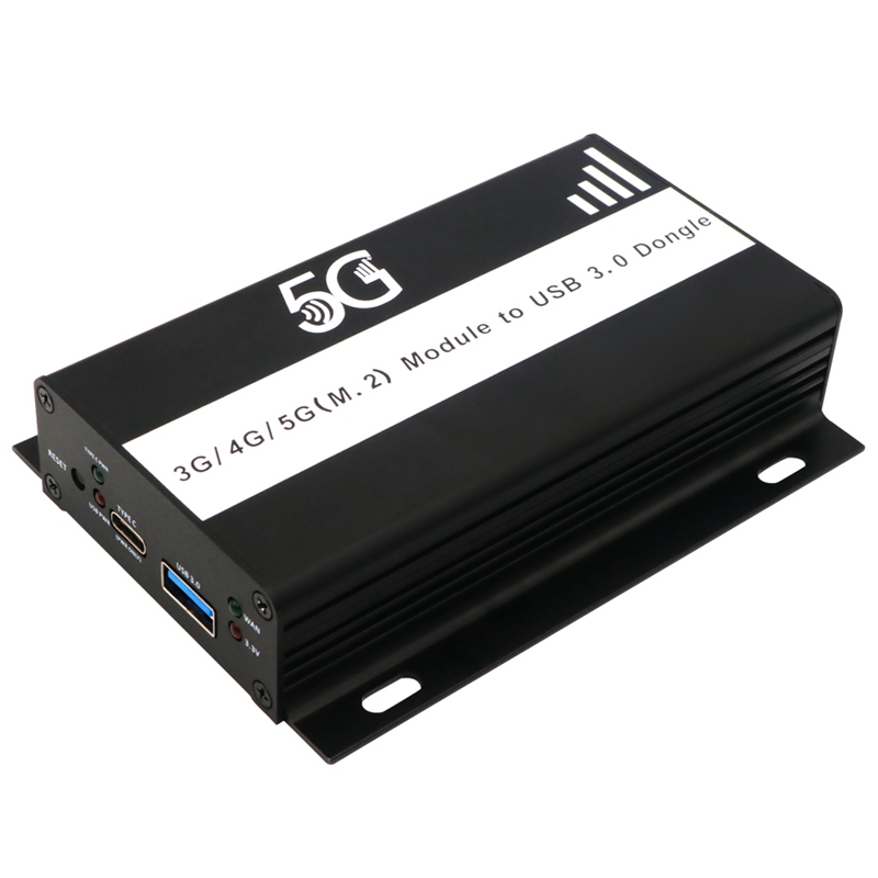 NGFF(M.2) Key B to USB 3.0 Adapter with Card Slot and Additional Power ...