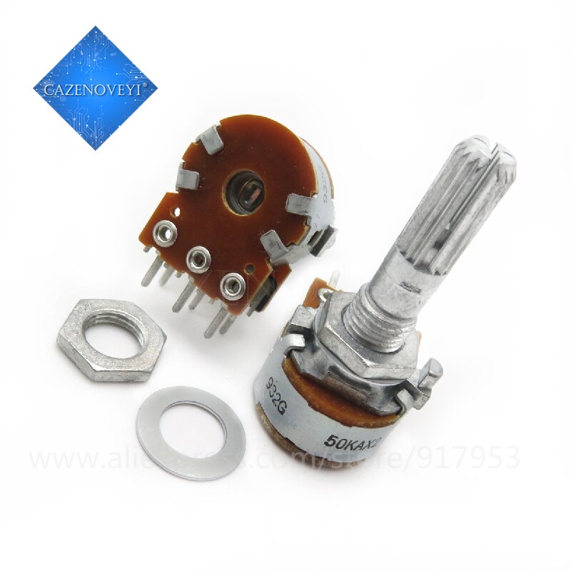 หัวใจที่มีสีสัน1Pcs Potentiometer 50K Log Alps Audio Amp Volume Control ...