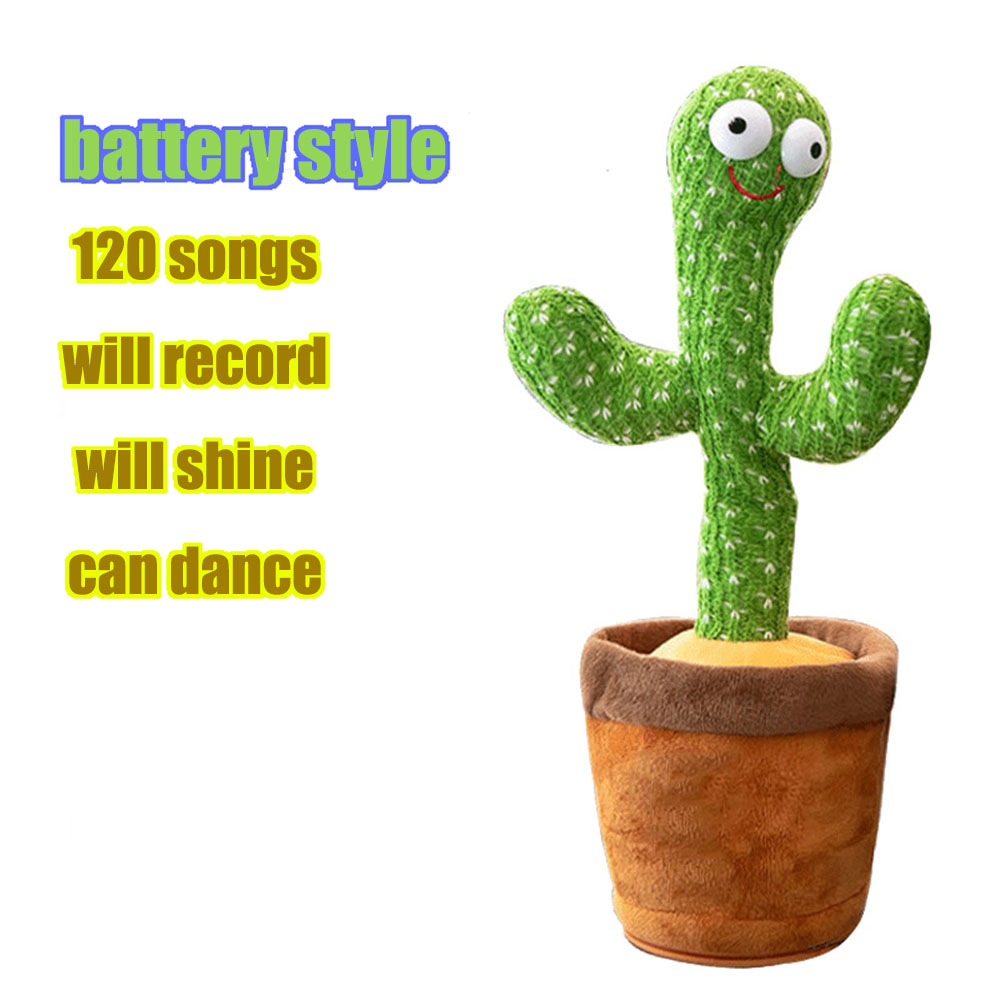Birthday Gift Dancing Cactus Electronic Baby Cactus Can Sing and Dance ...