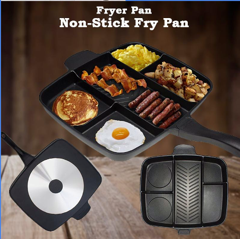 Magic Pan - 5 in 1 Non-Stick Ceramic Magic Pan - Favorlimits | Lazada PH