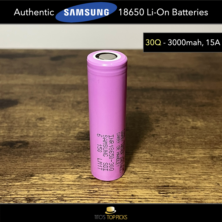 Authentic SAMSUNG 18650 Rechargeable Lithium Ion Li-Ion Battery | Lazada PH