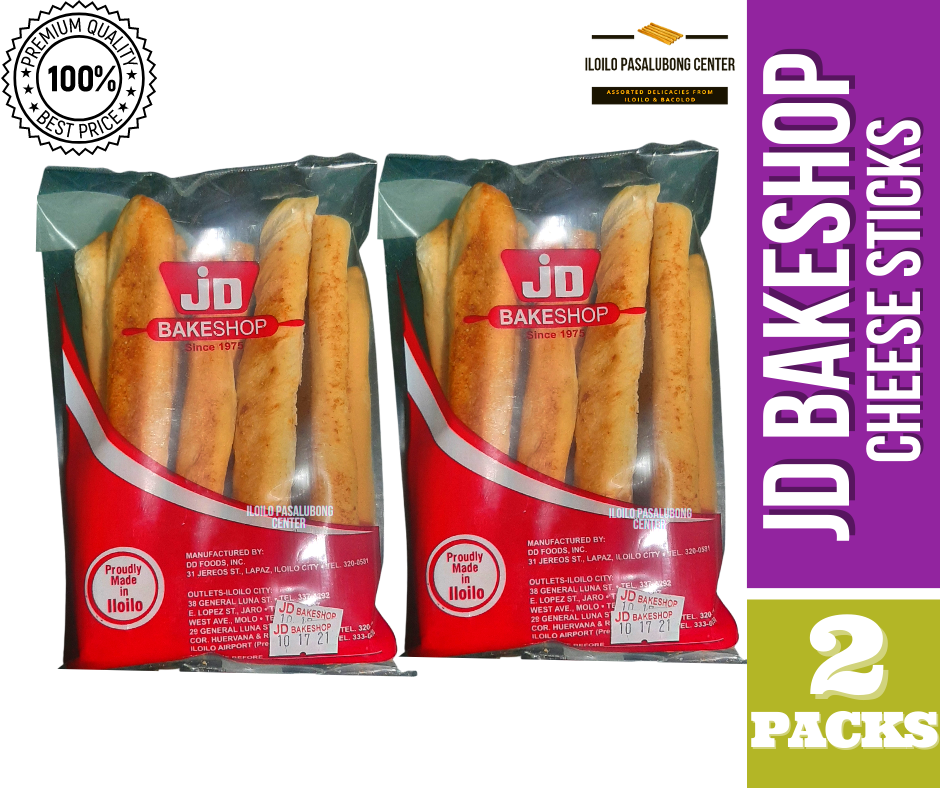 JD ILOILO Cheese Sticks (2 PACKS) | jd bakeshop bacolod iloilo ...