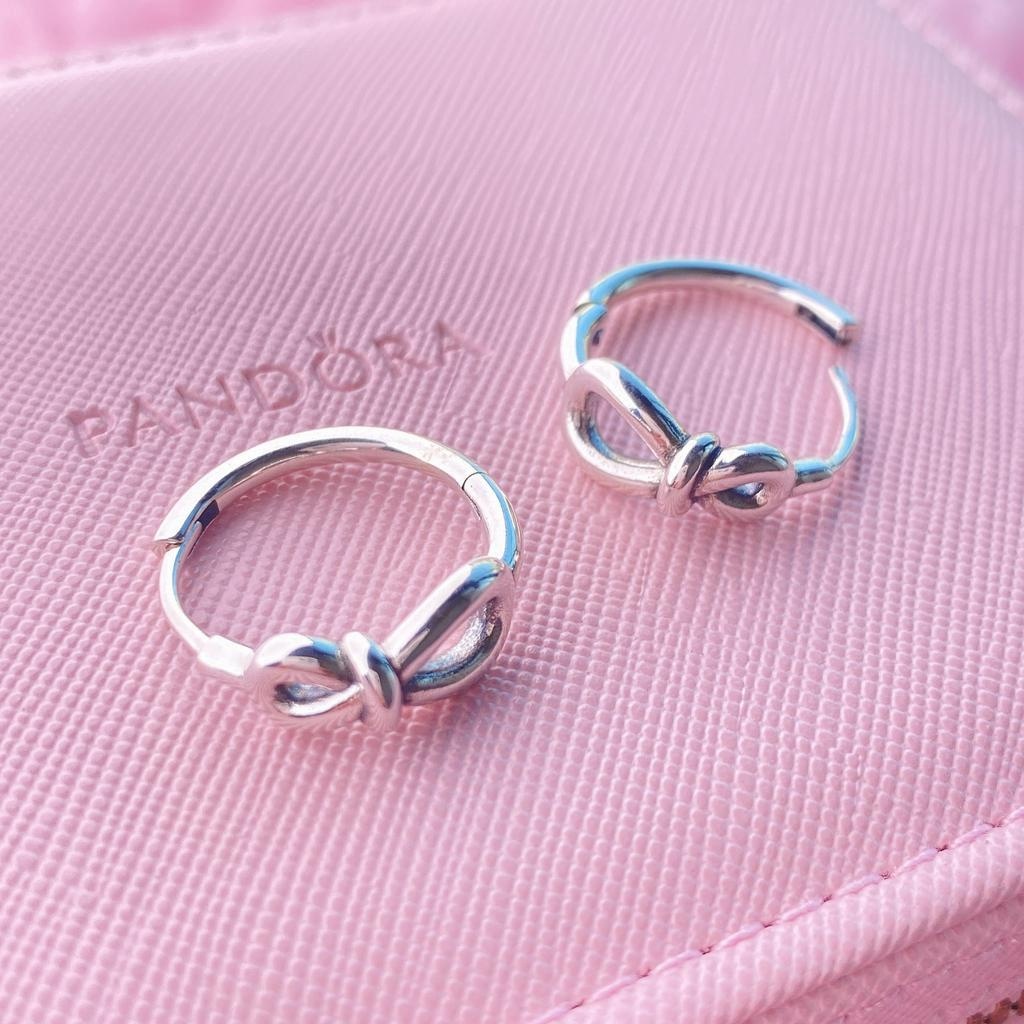 Pan Infinity Knot Hoop Earrings 298889C00 925 silver big earring ...