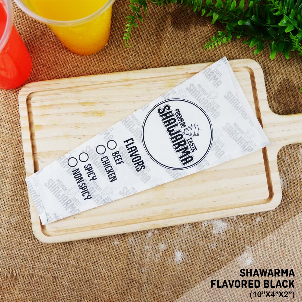 Shawarma Wrapper Prem2 Design with Flavors(100pcs) Greaseproof Paper ...