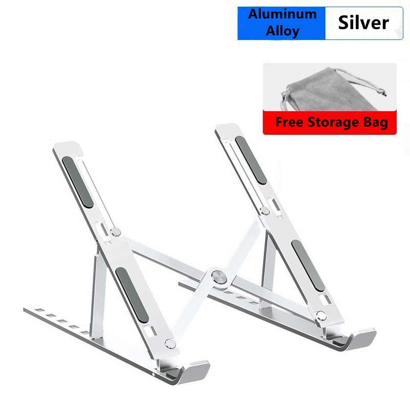 NOXIER Portable Adjustable Laptop Bracket Foldable Aluminum Alloy ...