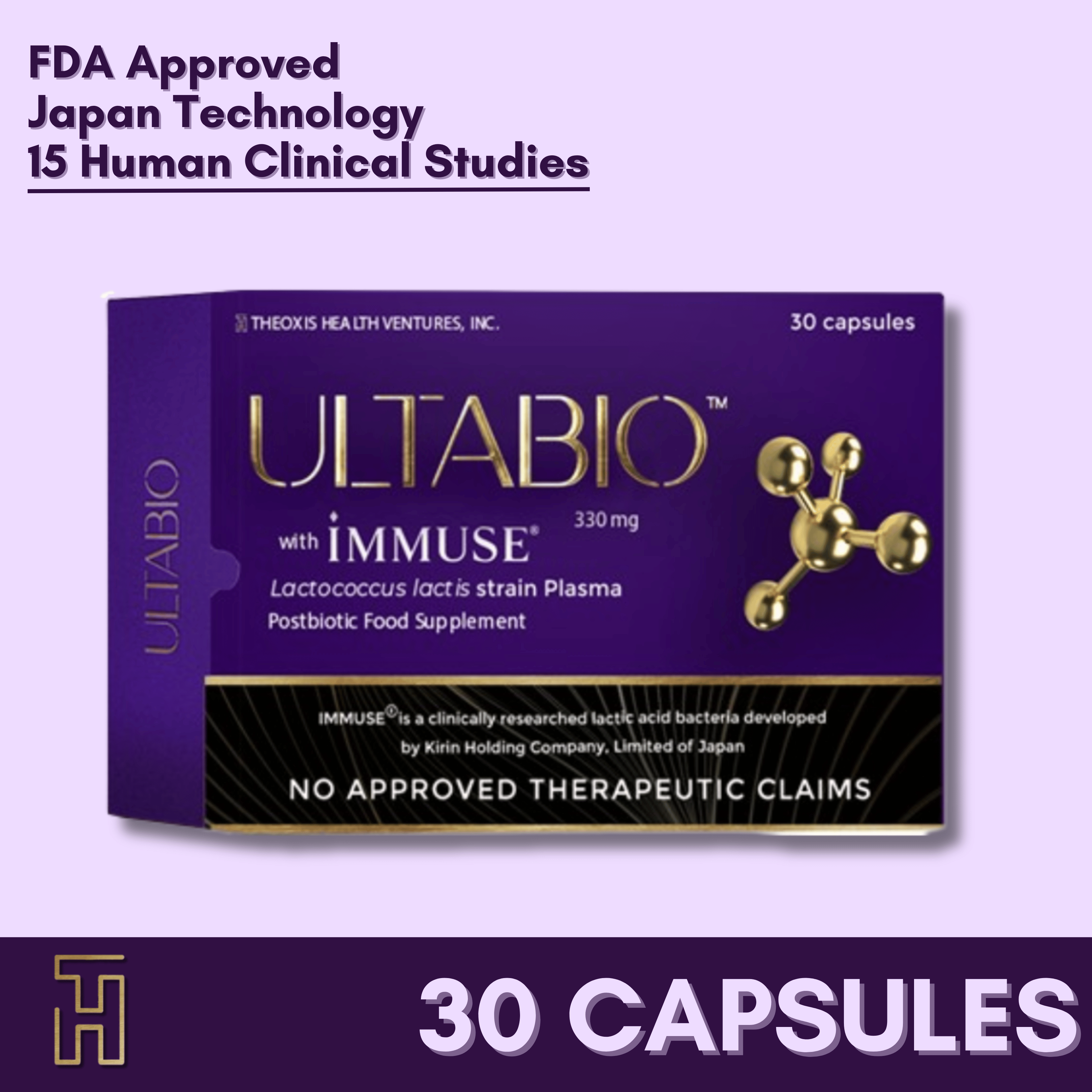 ULTABIO Postbiotic Capsule 1 Box (Contains 30 Capsules) | Lazada PH
