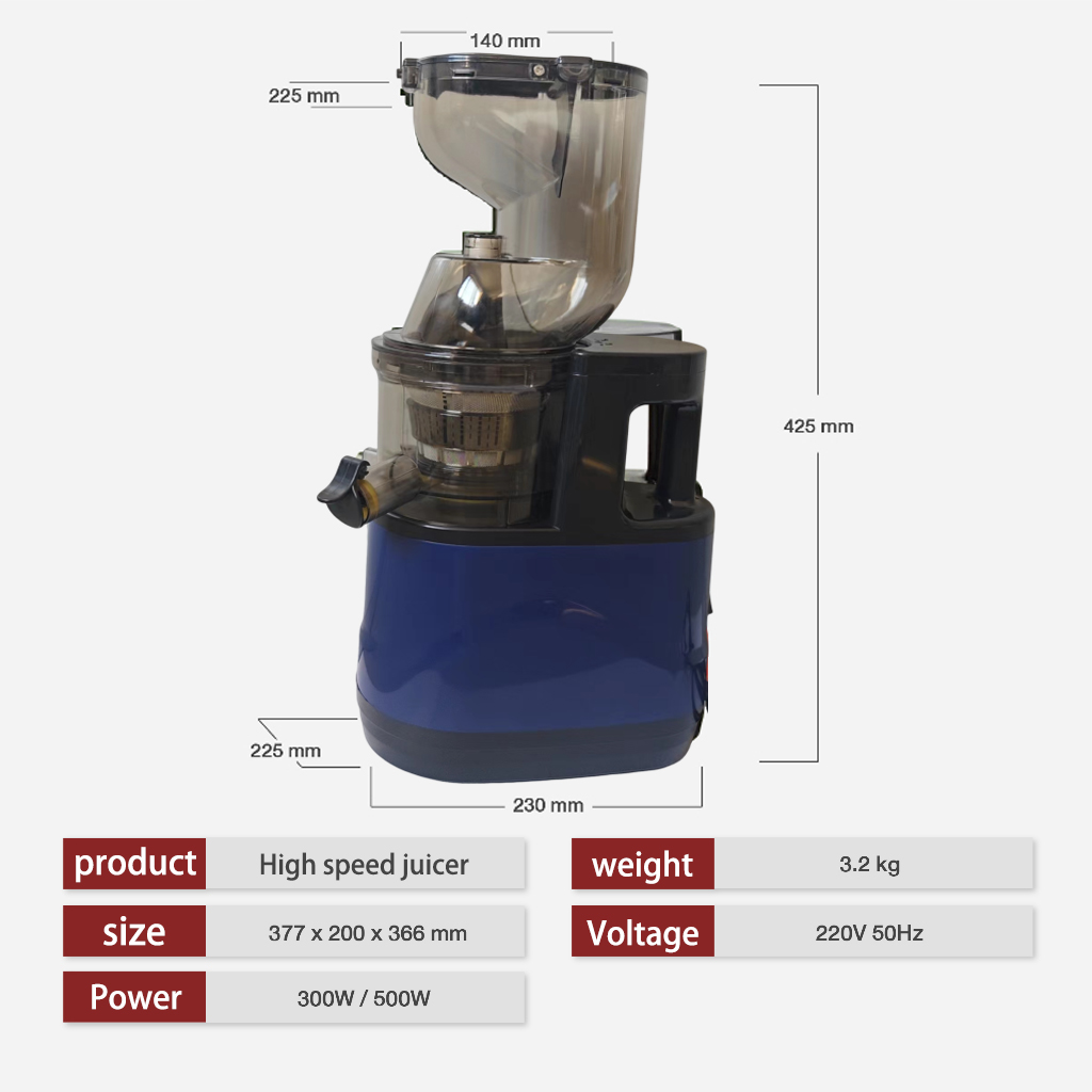 Slow Juicer Heavy Duty 1L Blender Juicer Heavy Duty 1000W Kitchen ...