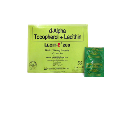 LECIT E d-Alpha Tocopherol + Lecithin 50 Capsule | Lazada PH