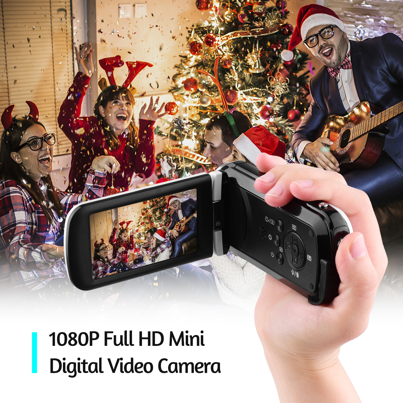 1080P Full HD Mini Digital Video Camera DV Camcorder 24MP 3 Inch ...