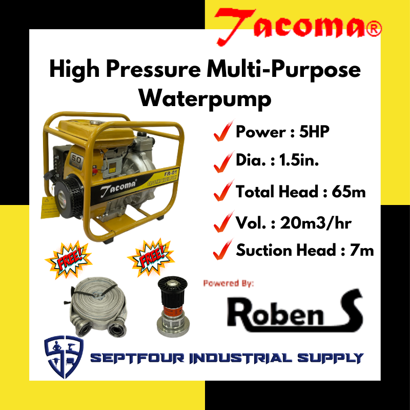 TACOMA 5Hp 65m Head High Pressure Multipurpose Water Pump (Fire Pump ...