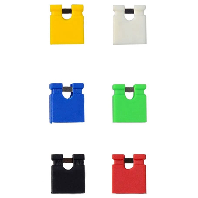 100Pcs 2.54MM Jumper Cap Open Type Shorting Cap Shorting Block Shorting ...