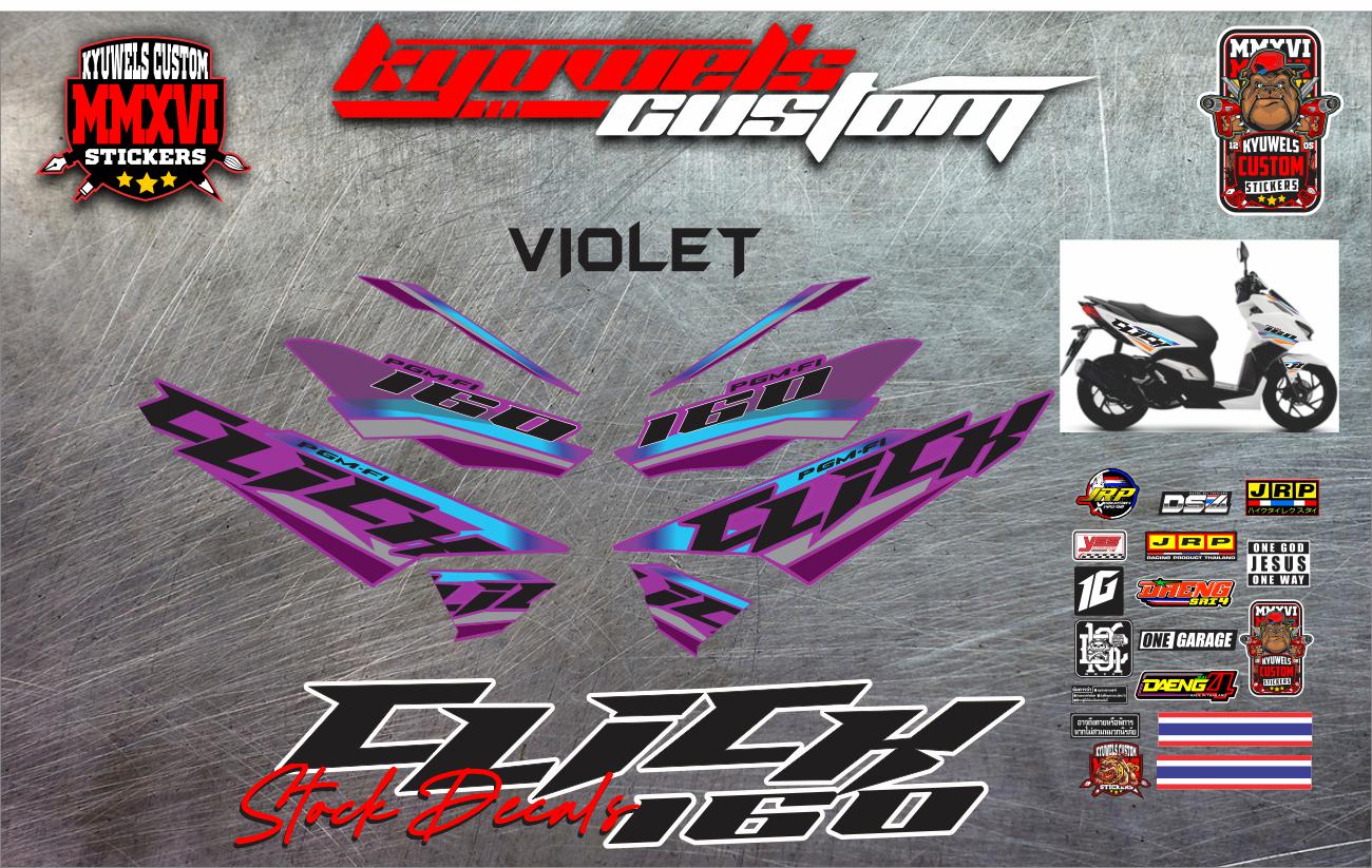 HONDA CLICK 160 DECAL STRIP | Lazada PH