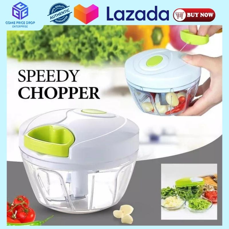 COME PRICE DROP Chopper Vegetable Cutter And Slicer Manual Food Chopper ...
