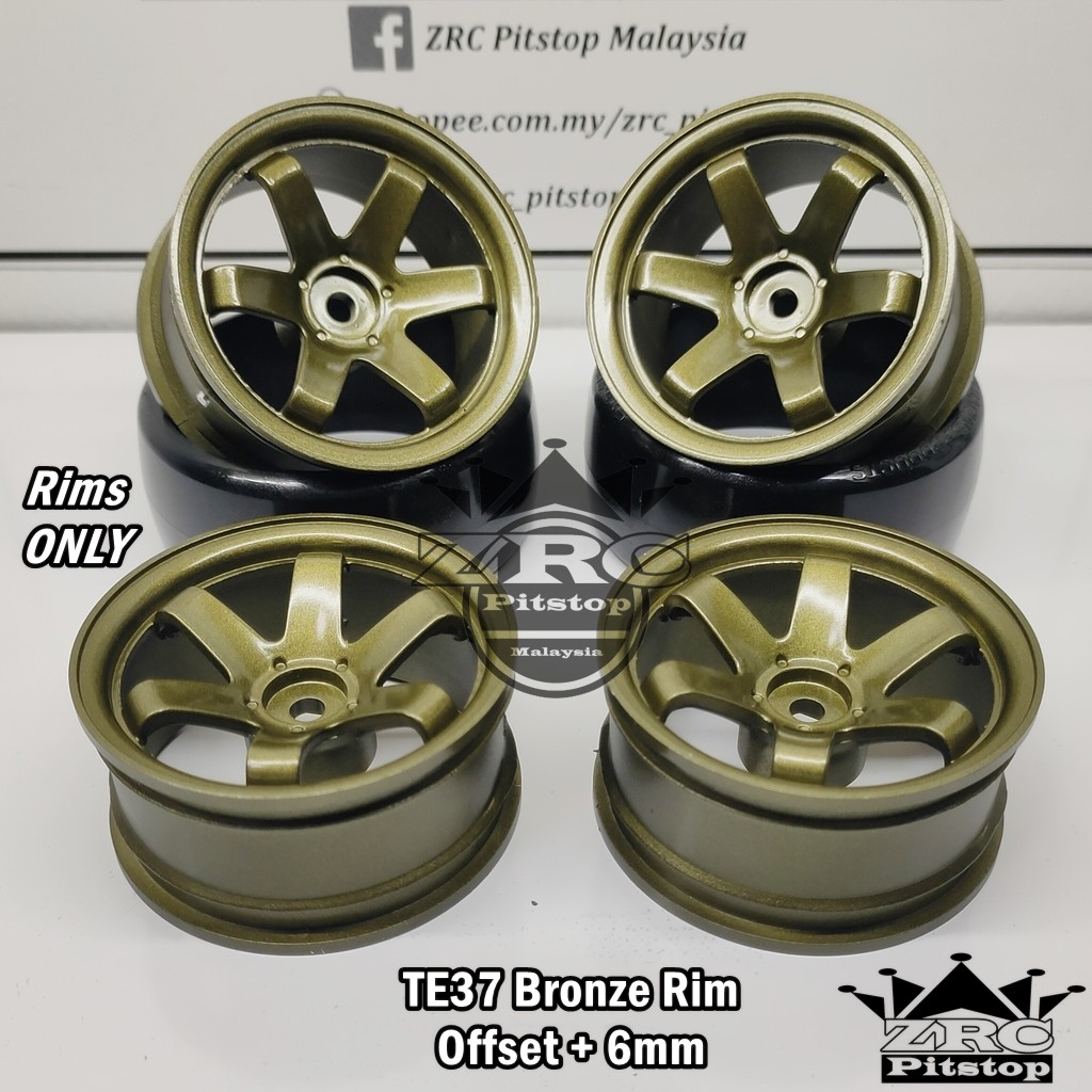 ZRC 1/10 Rim RC Car 6mm Offset Drift Touring Wheel 1:10 52mm 12mm BBS ...