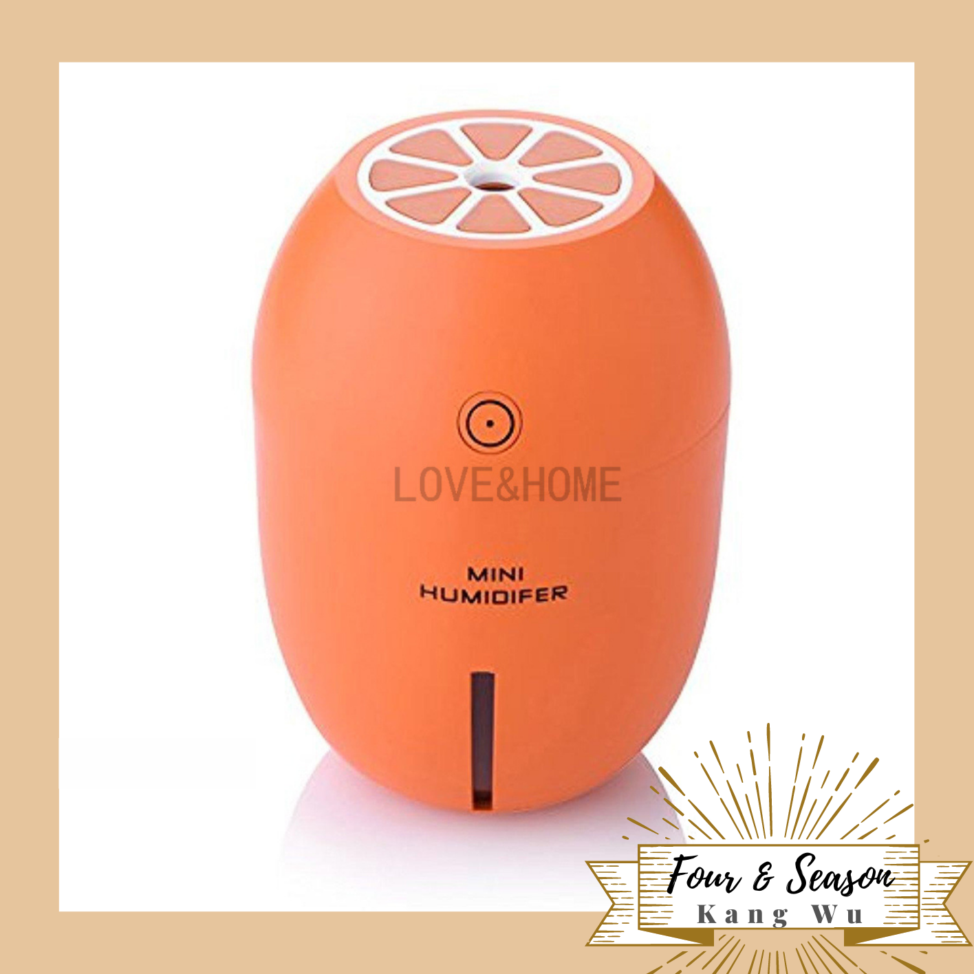 Four Season Innovative Fruit Mini Humidifier (Orange) | Lazada PH