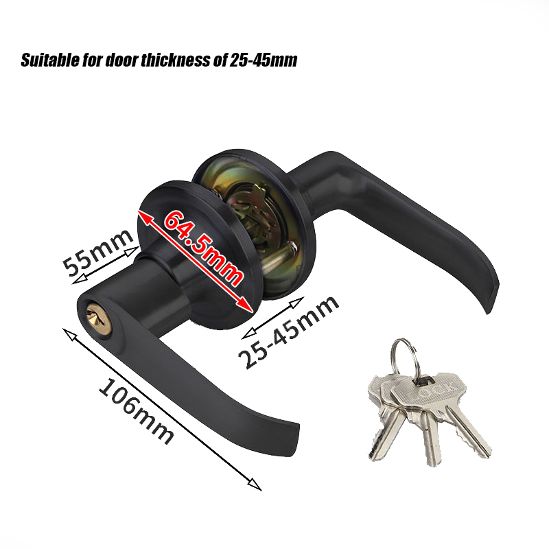 Door lock lever type door handle door knob main door door lock square ...