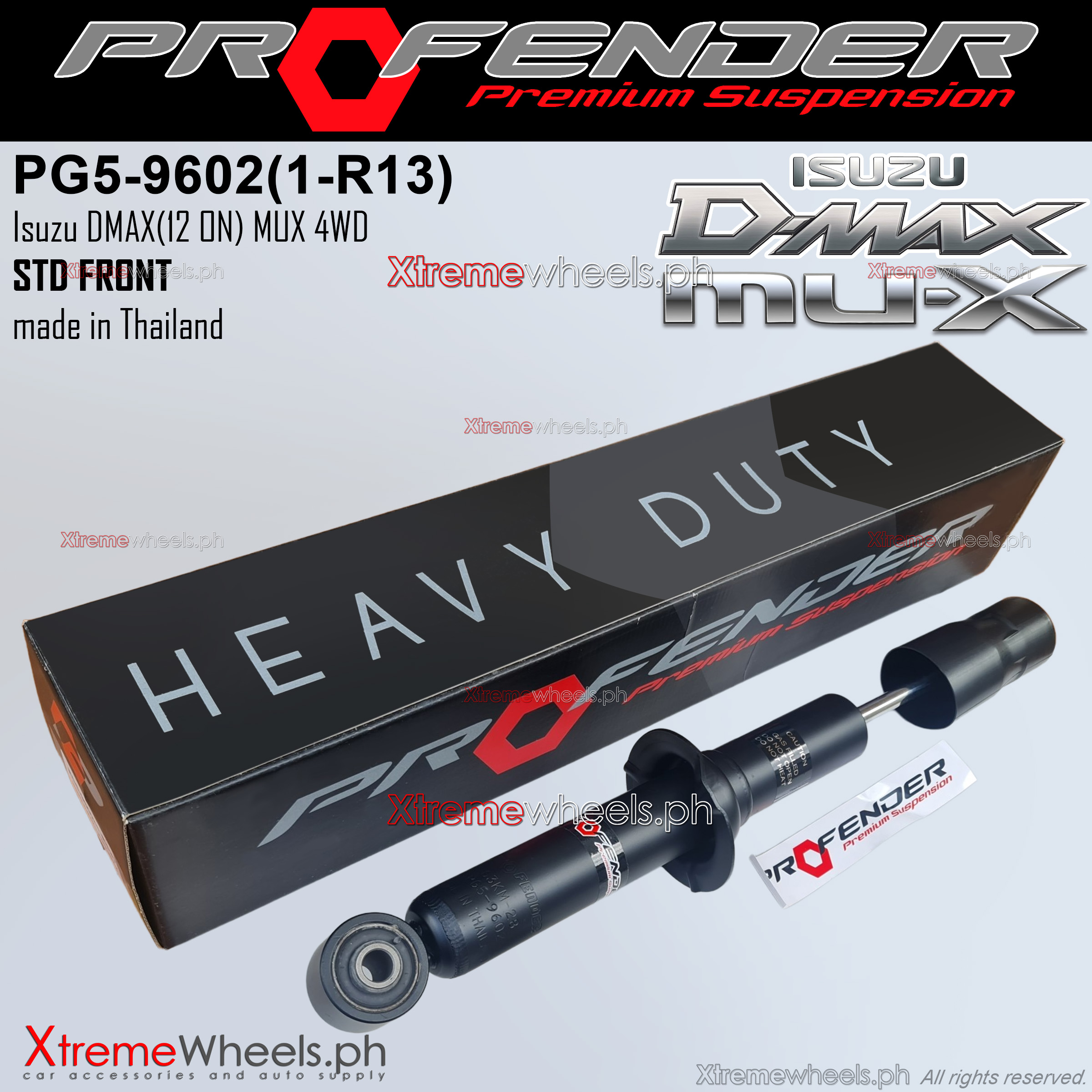 Isuzu Mux / Dmax 2012-2022 FRONT PROFENDER OEM SHOCKS ABSORBER ALL YR ...