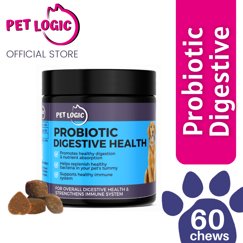 Pet Logic Probiotic Digestive Health Dog Chews 240g Pet