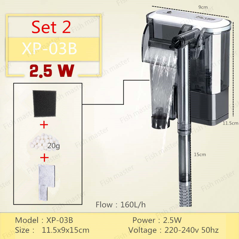 XP-03B External Hanging Waterfall Filter Aquarium Water Filter ...
