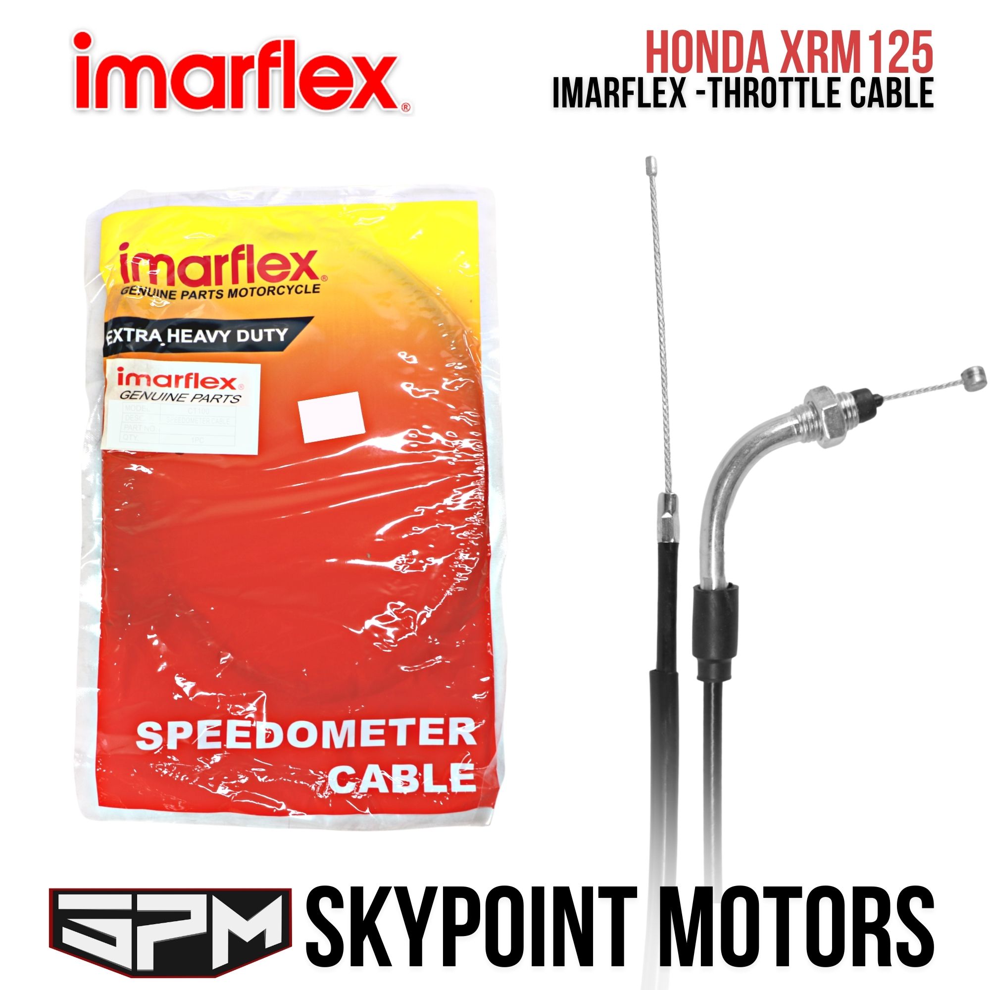Throttle Cable for Honda XRM 125 IMARFLEX CT1-0080 (9709-064) | Lazada PH