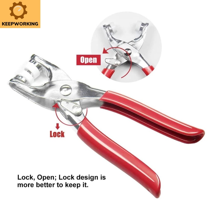 Keep Working Pliers Ring Press Studs Snap Buttons Popper Fasteners DIY ...