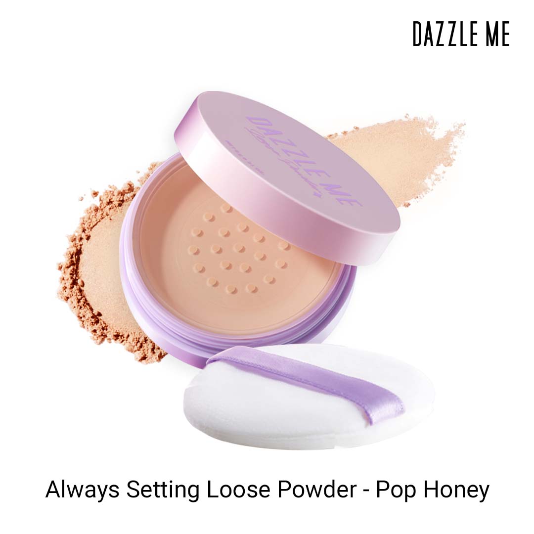 DAZZLE ME Always Setting Loose Powder - Sweat Proof Matte Finished Long ...