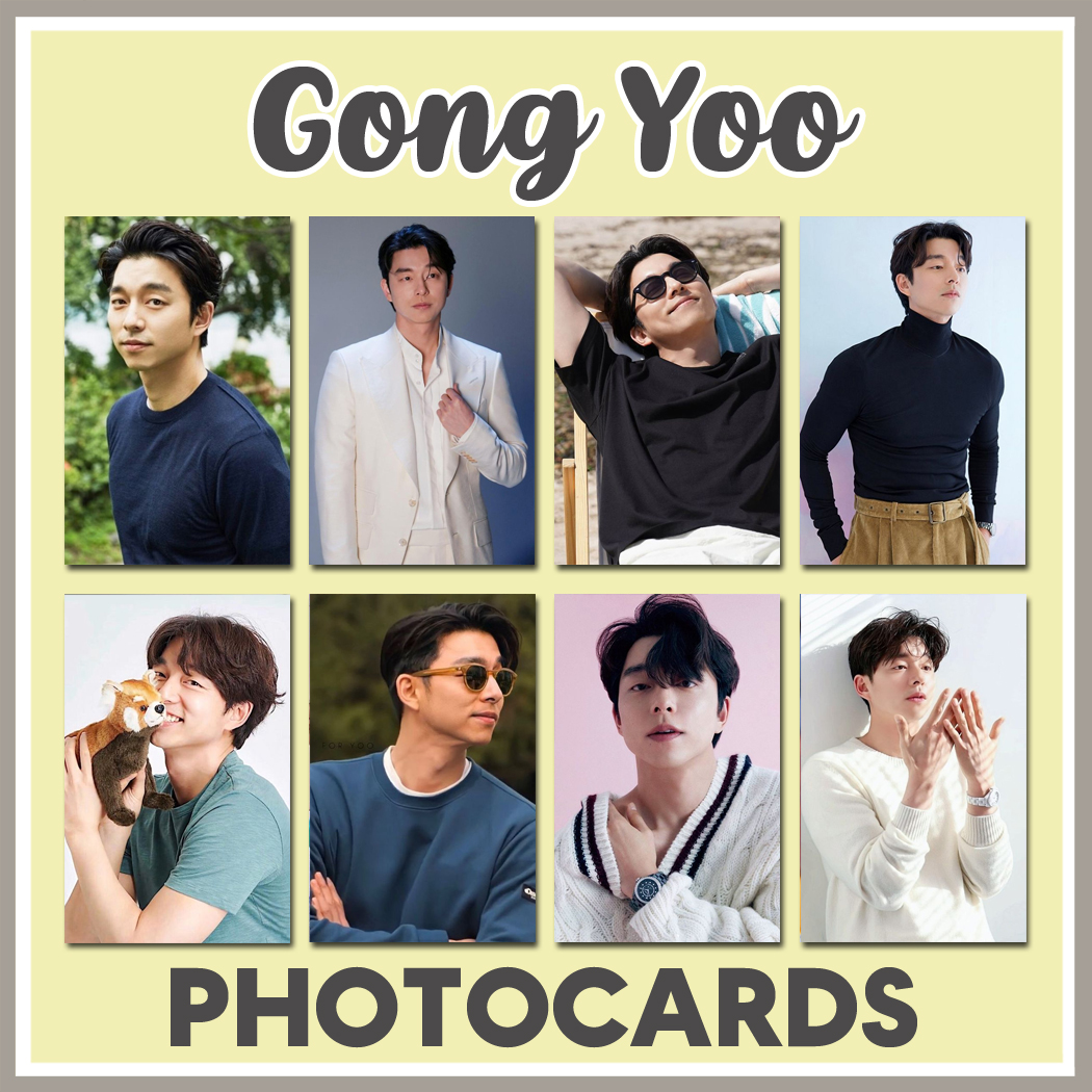 Gong Yoo Photocards (Choose 8 Photos) | Lazada PH