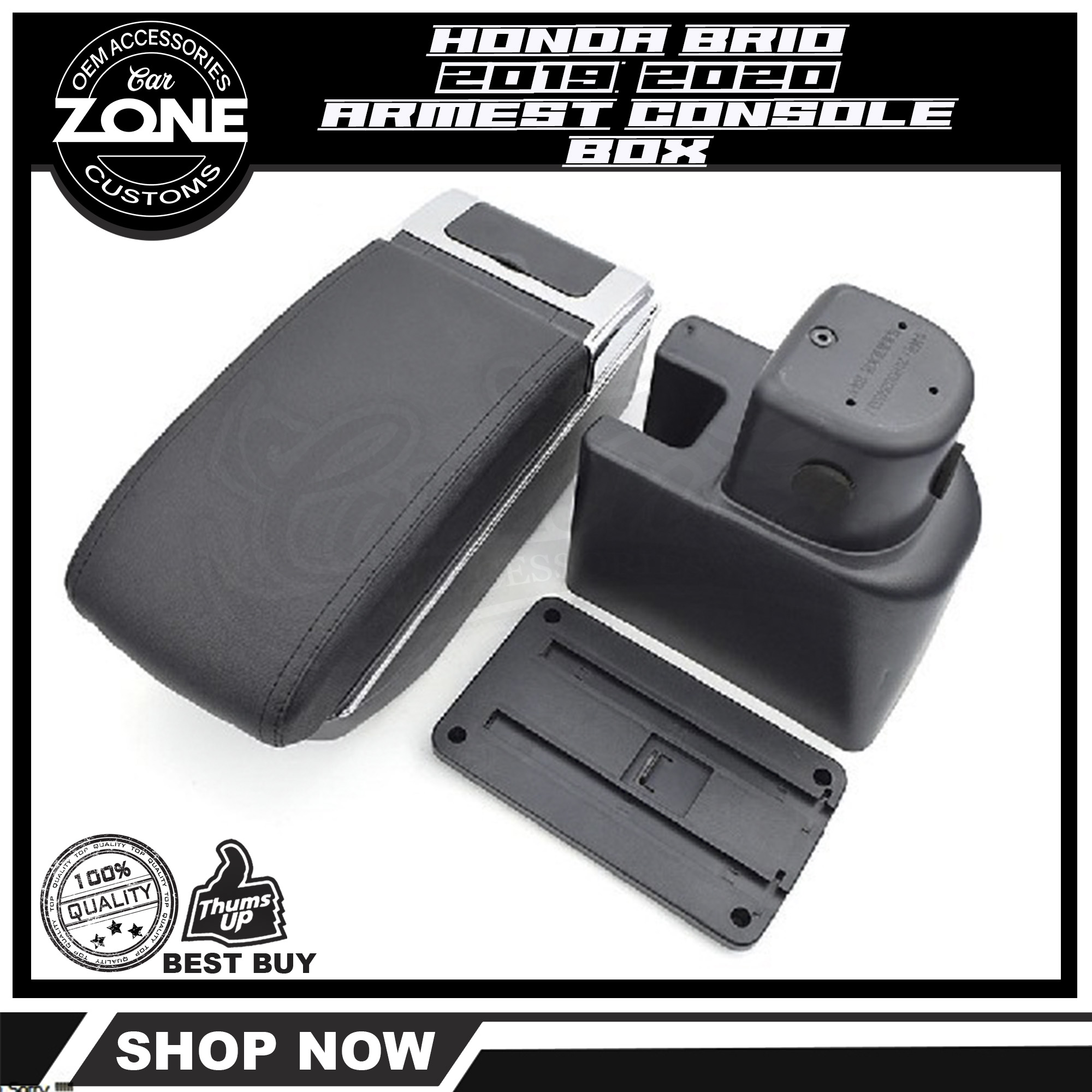 Honda Brio 2019-2020 Arm Rest Center Console Box | Lazada PH