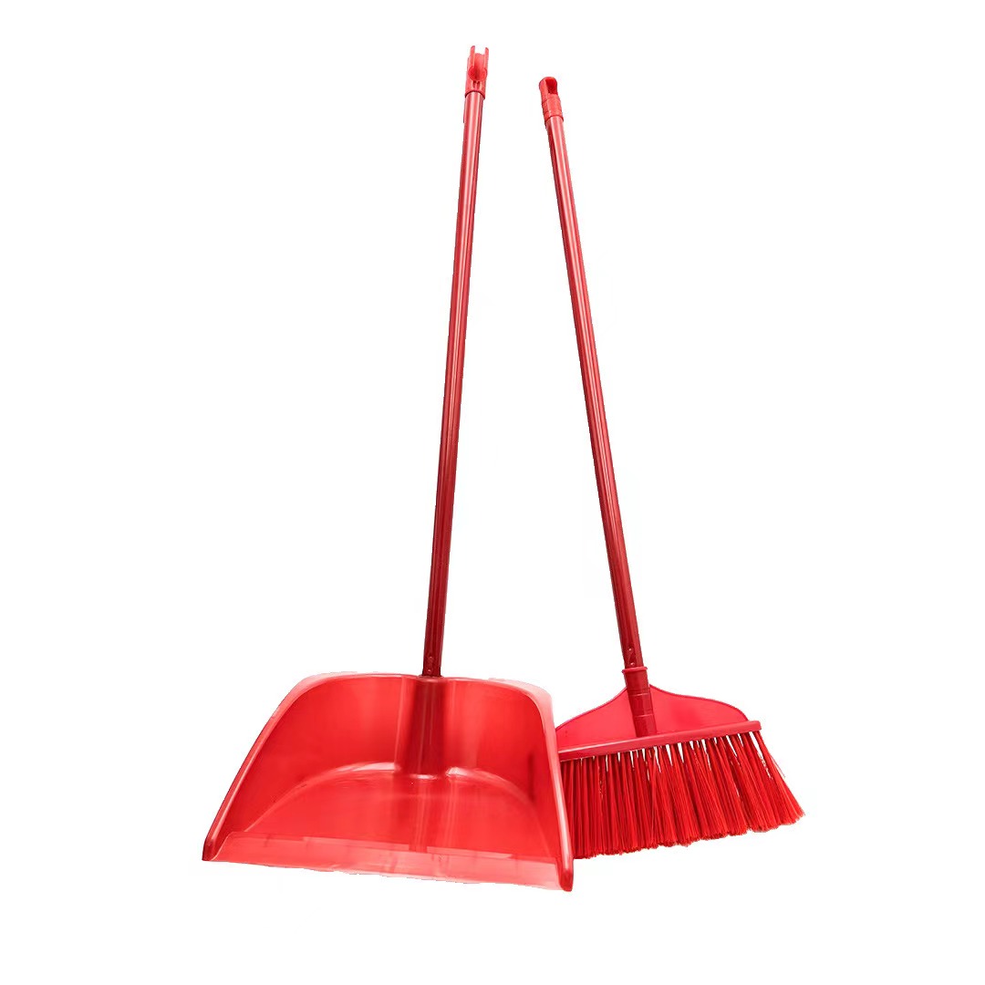 Broom and Dustpan Set Dust Pan with Handle Cleaning Brush Broom Floor ...