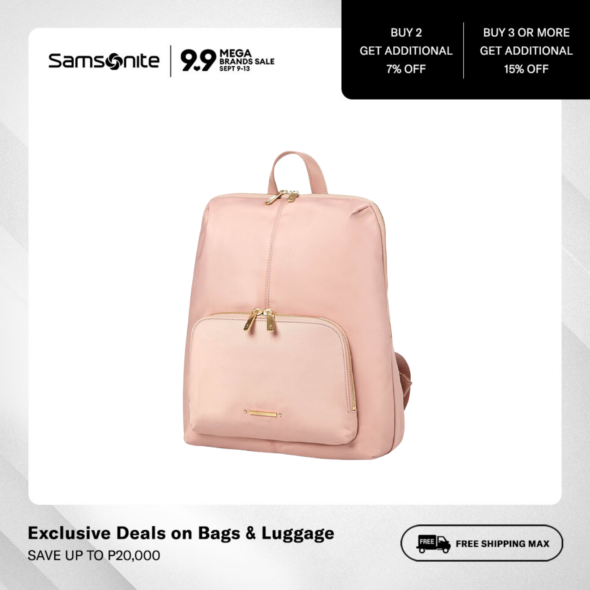 Samsonite Red- Devline Backpack | Lazada PH